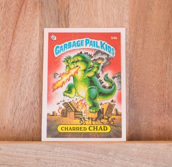 1985 Garbage Pail Kids Card Charred Chad 2nd Series 54b Lot | Etsy