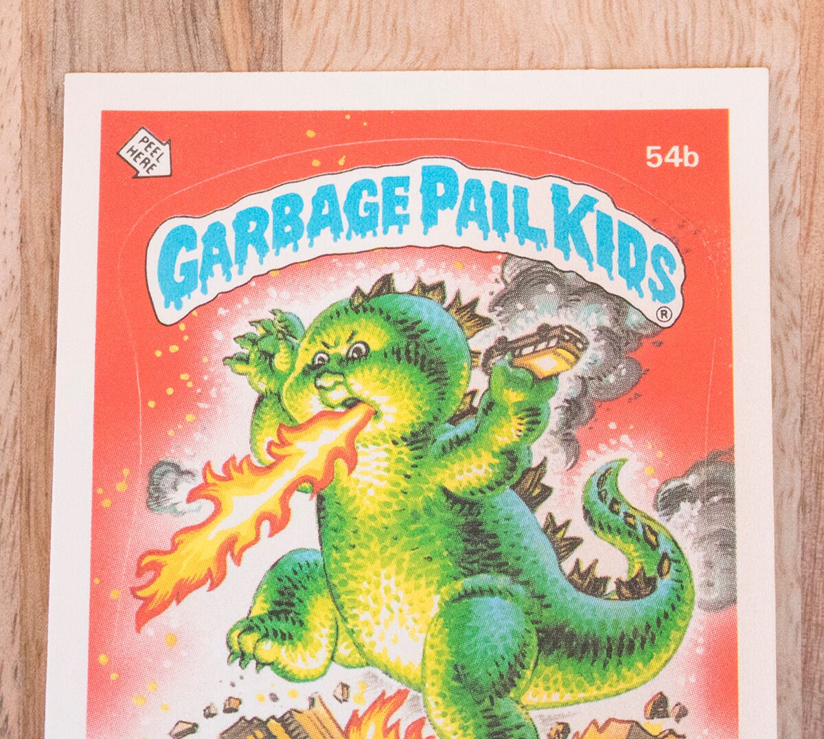 1985 Garbage Pail Kids Card, Charred Chad, 2nd Series 54b, Lot 156 ...