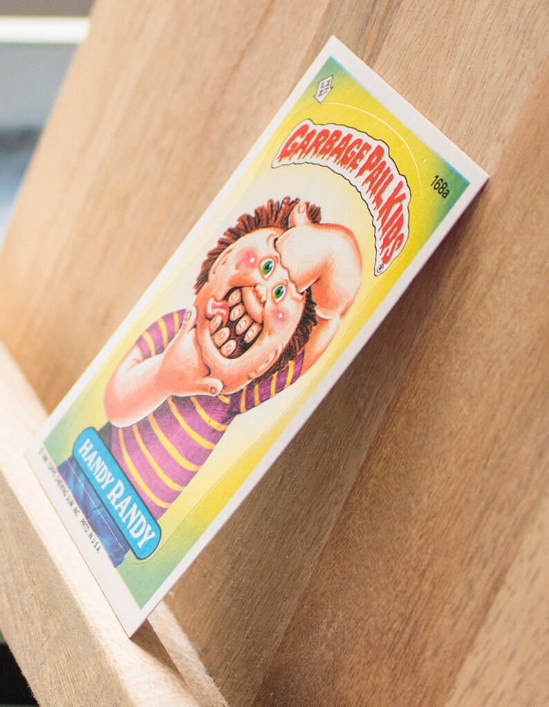 1986 Garbage Pail Kids Card, Handy Randy, 5th Series 168a, Lot 36, Mint ...