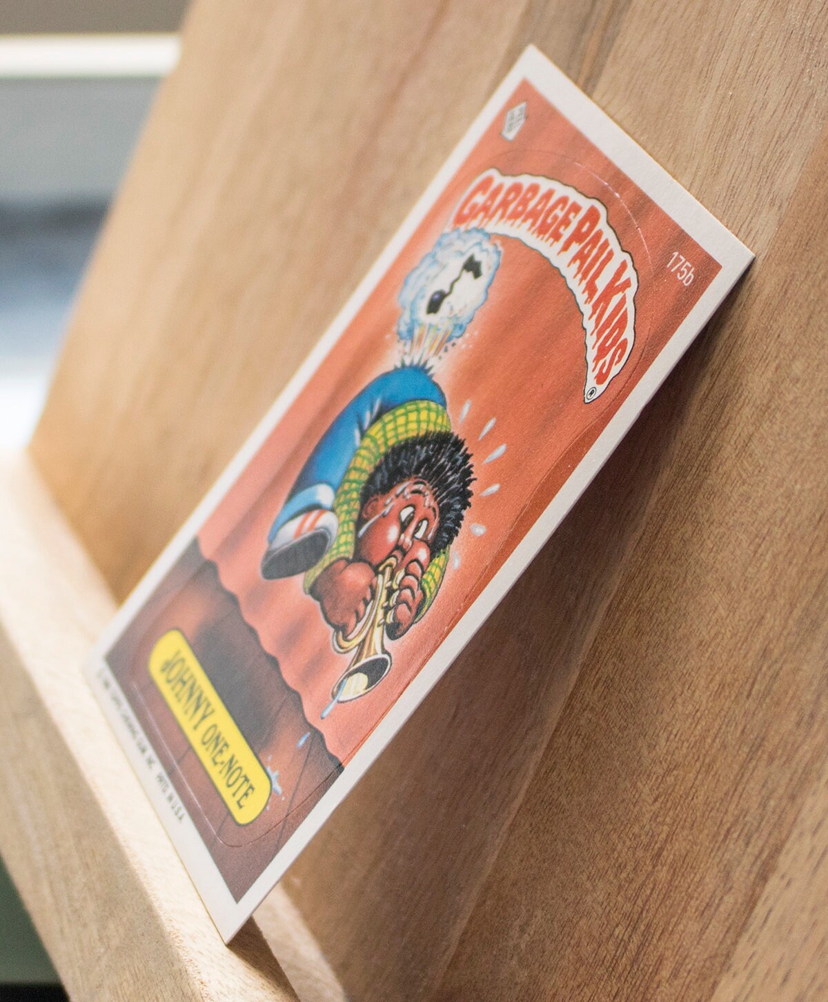 1986 Garbage Pail Kids Card, Johnny One-note, 5th Series 175b, Lot 21 ...