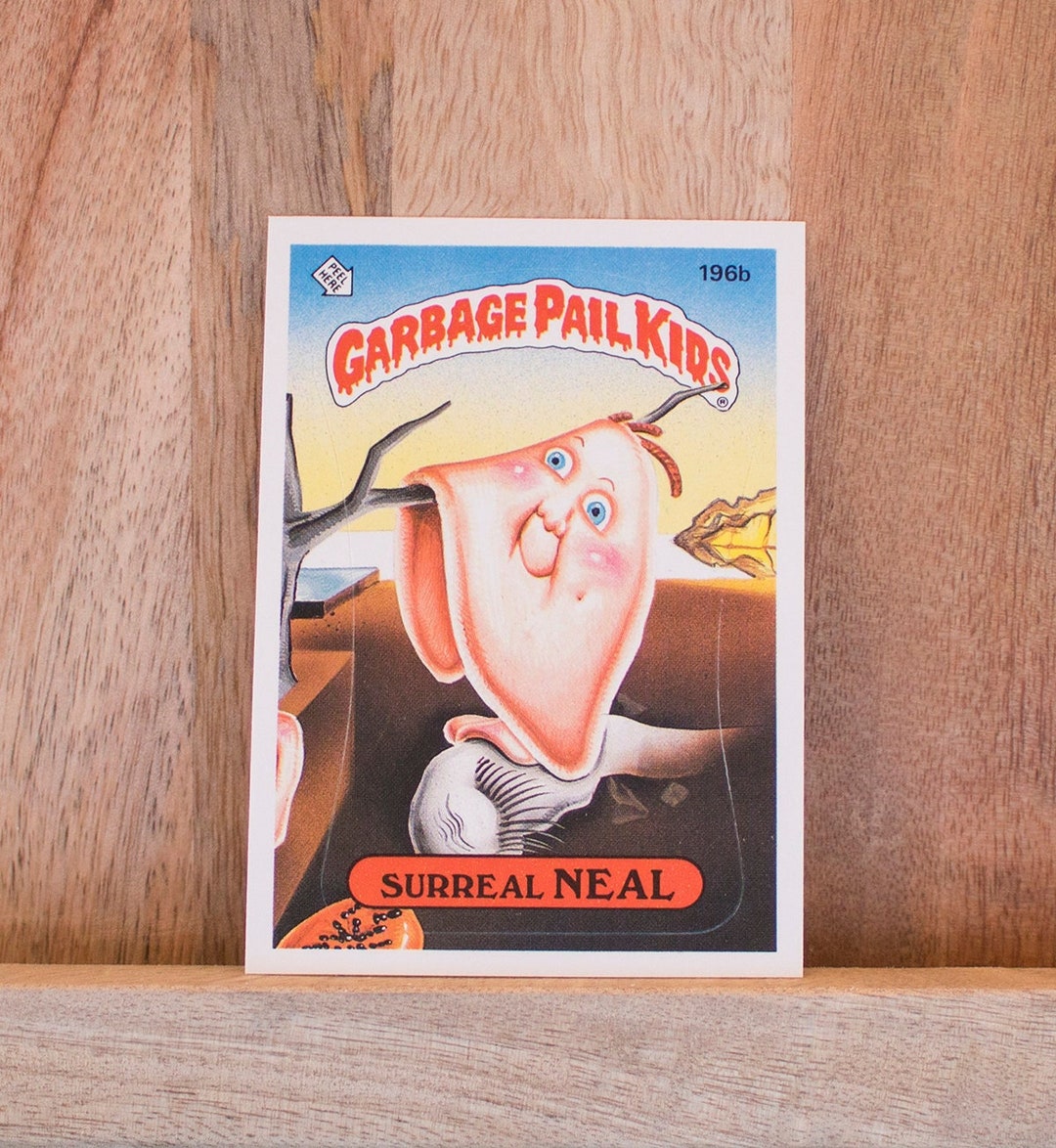 1986 Garbage Pail Kids Card, Surreal Neal, 5th Series 196b, Lot 31 ...