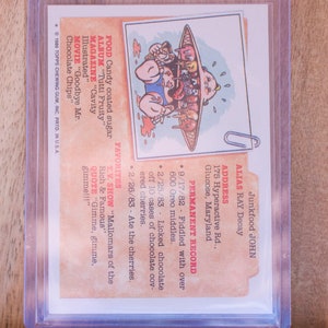 1986 Garbage Pail Kids Card, Lucas Mucus, 5th Series 195a, Lot 6, Mint ...