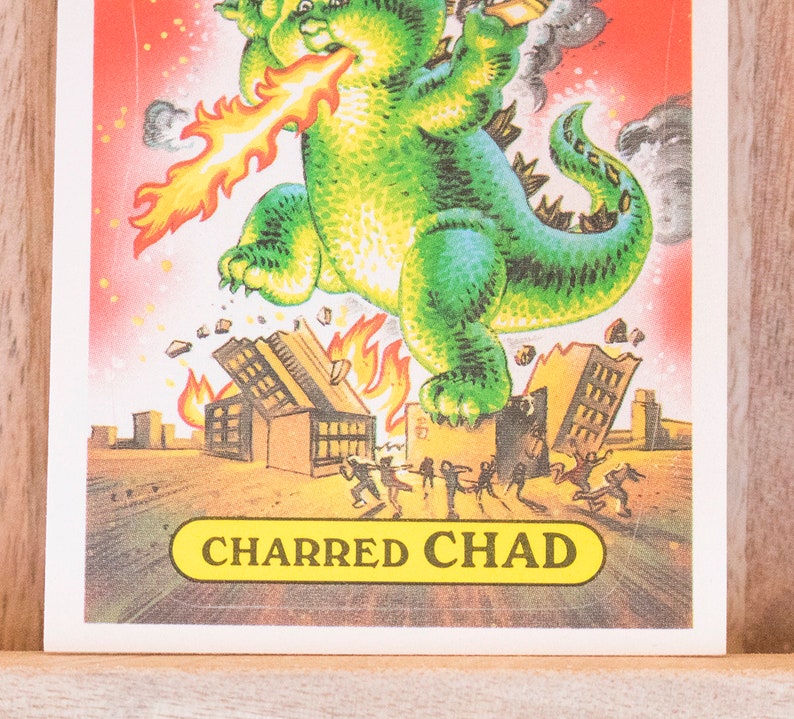 1985 Garbage Pail Kids Card, Charred Chad, 2nd Series 54b, Lot 156 ...
