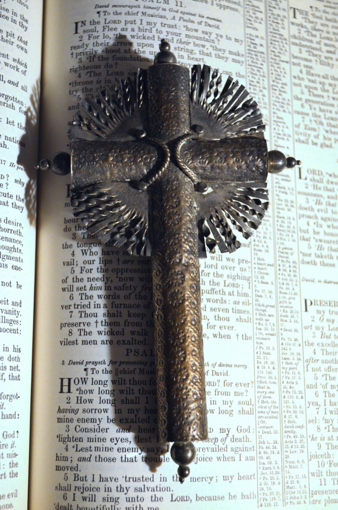 Vintage Sterling Silver Cross 1800's - Etsy