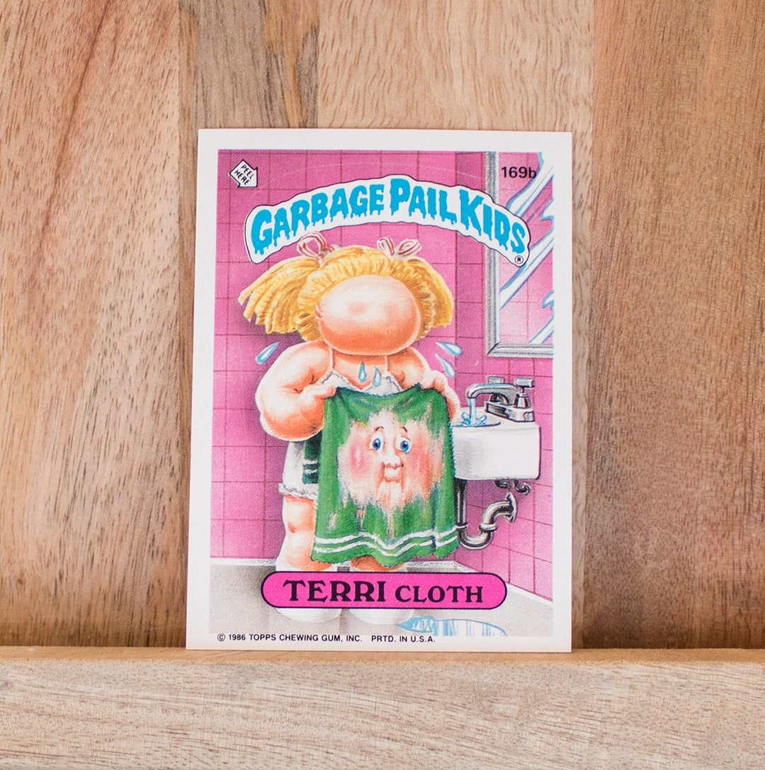 1986 Garbage Pail Kids Card, Terri Cloth, 5th Series 169b, Lot 40, Mint ...
