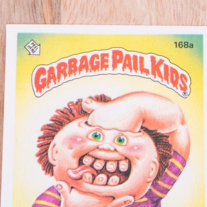 1986 Garbage Pail Kids Card, Handy Randy, 5th Series 168a, Lot 36, Mint ...