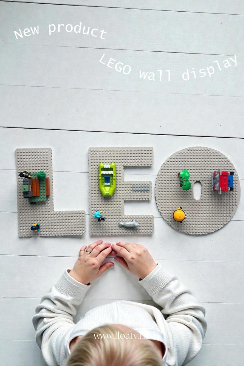 Custom LEGO Compatible Name Sign for Kids Wall Decor | Personalized ...