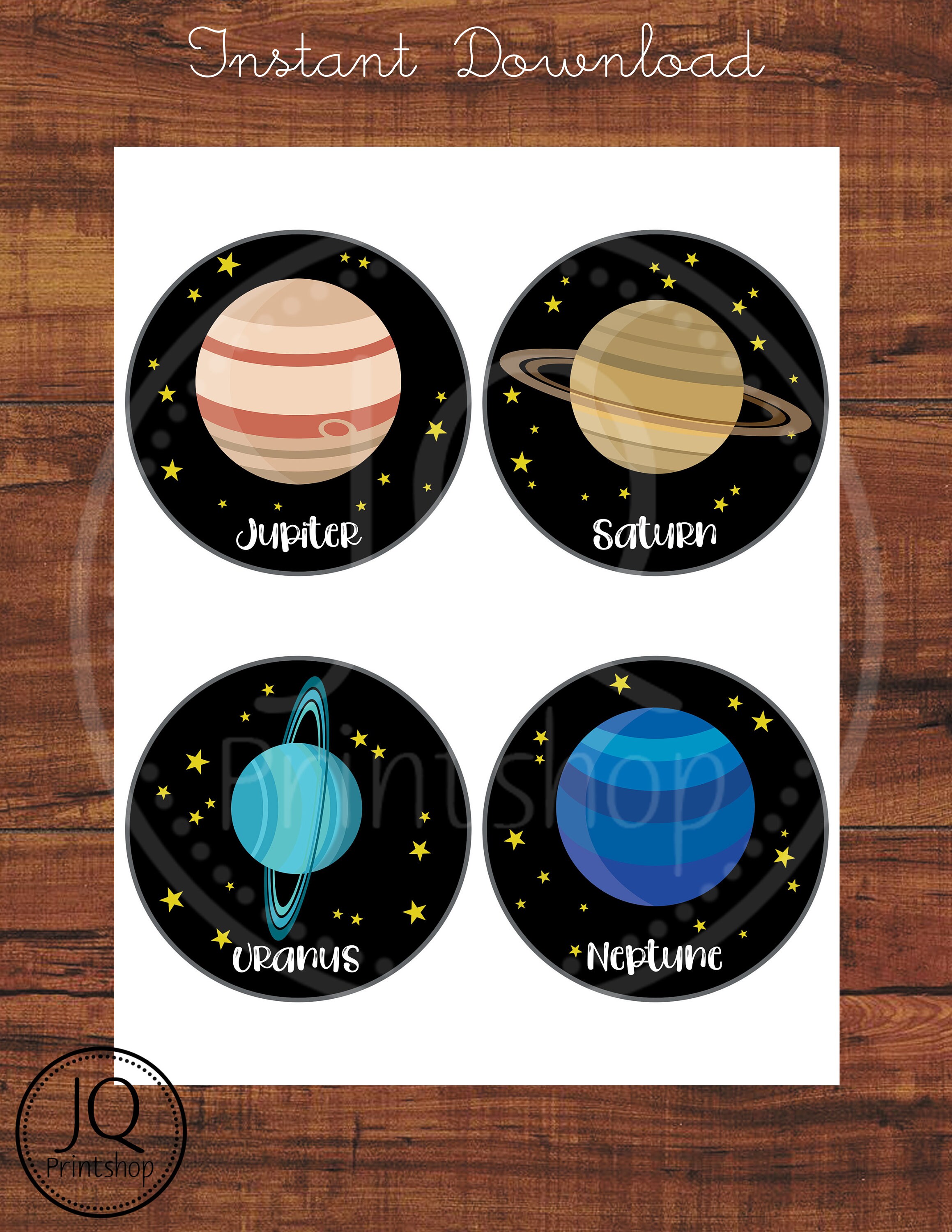 Paquete de fiesta del sistema solar impresible espacio - Etsy México