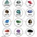 Printable Geology Cupcake Toppers, Rocks and Minerals Theme Party, You ...