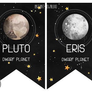 Printable Space Banner, Space Theme Party, Planet Banner, Space Theme ...