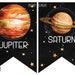 Printable Space Banner, Space Theme Party, Planet Banner, Space Theme ...