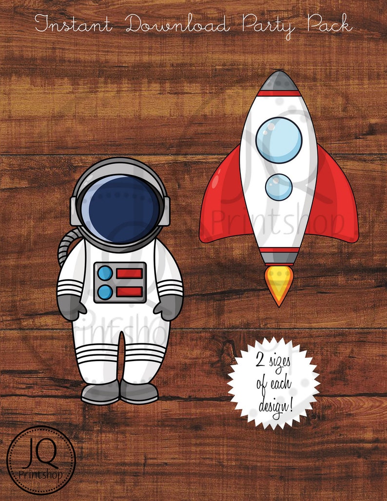 Paquete de fiesta del sistema solar impresible espacio | Etsy