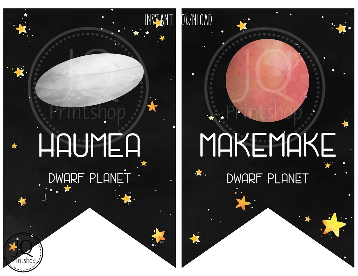 Printable Space Banner Space Theme Party Planet Banner | Etsy