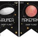 Printable Space Banner, Space Theme Party, Planet Banner, Space Theme ...