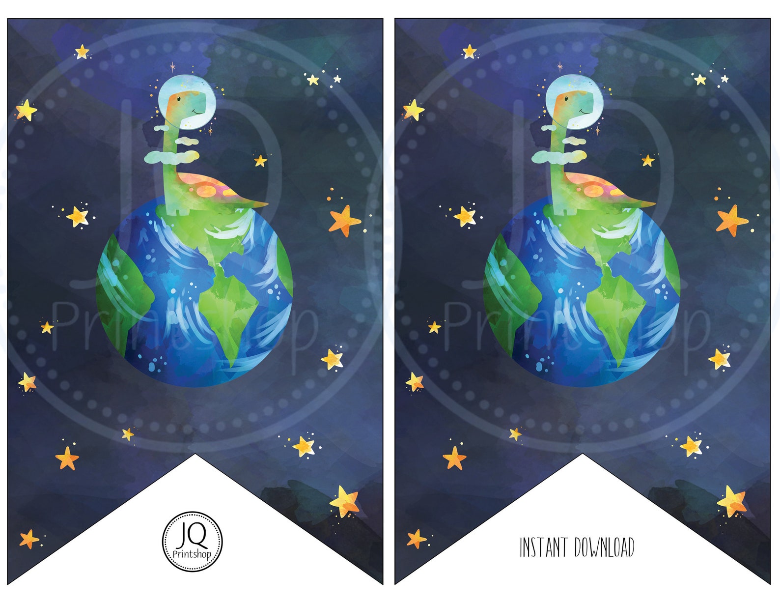 Printable Birthday Banner Happy Birthday Banner Space Theme | Etsy