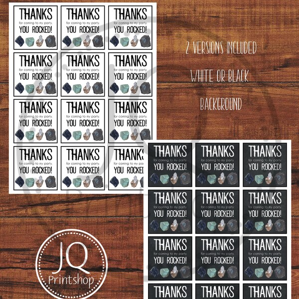 Rocks and Minerals Stickers - Etsy