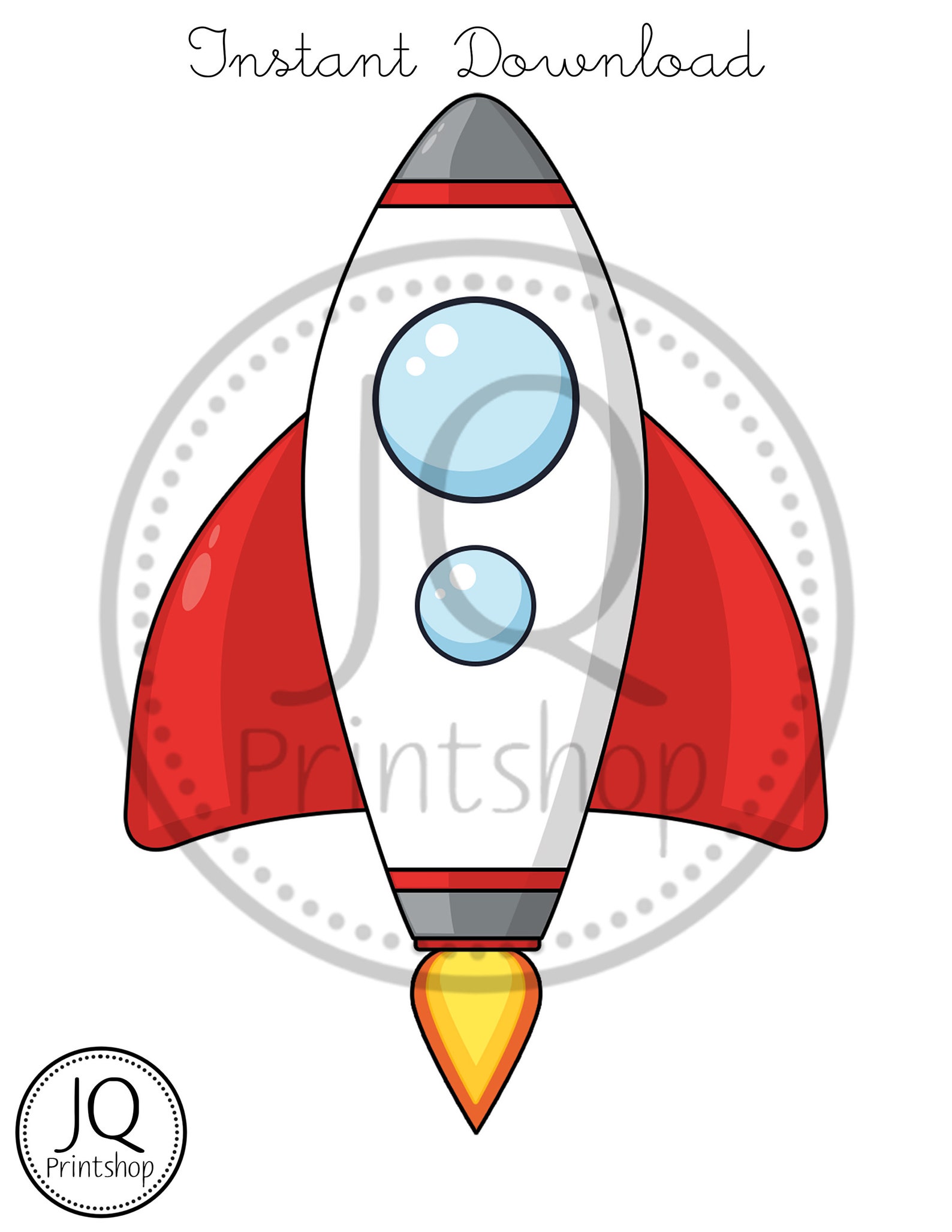 Printable Astronaut Printable Rocket Space Theme Birthday - Etsy