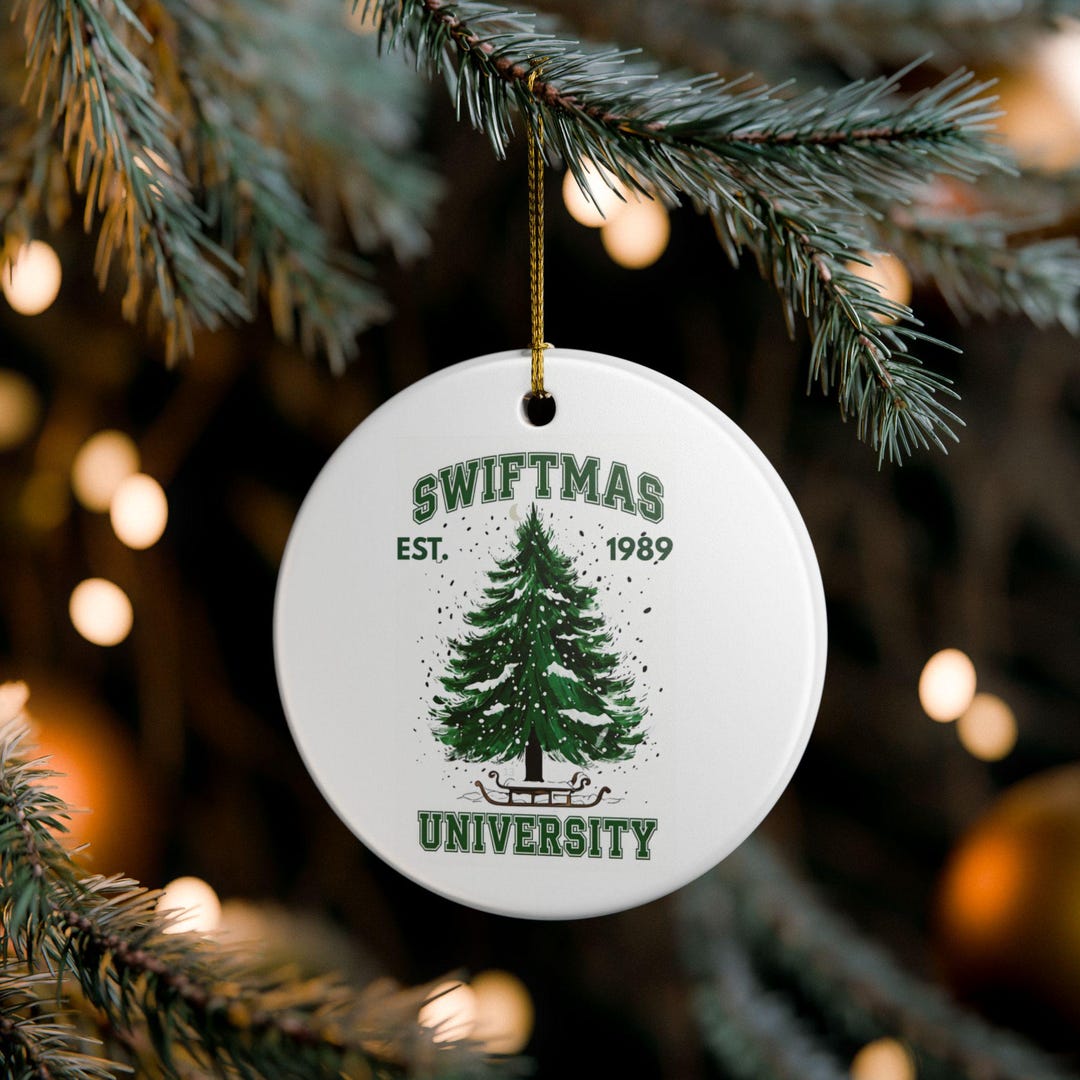 Swiftmas University Christmas Ornament, Holiday Tree Decor - Etsy