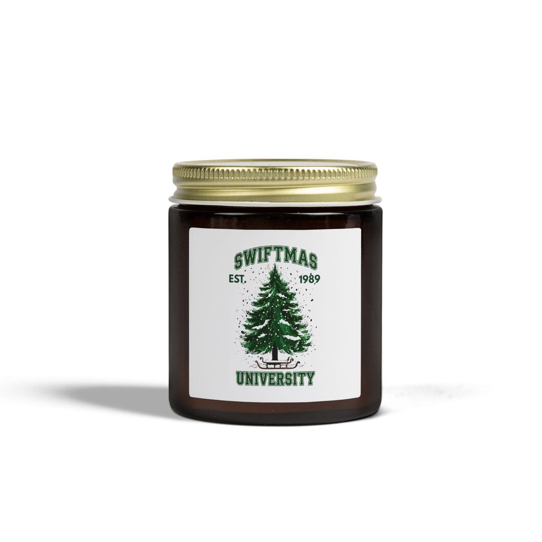 Swiftmas University Christmas Candle, Holiday Decor - Etsy