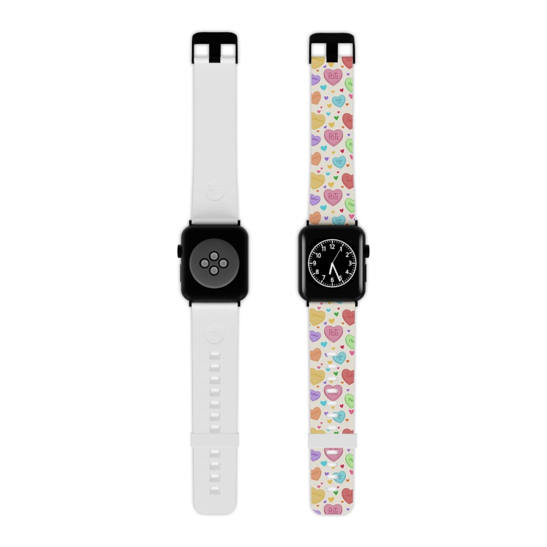 Watch Band, Candy Heart Chronic Illness Awareness, Apple Watch Strap ...