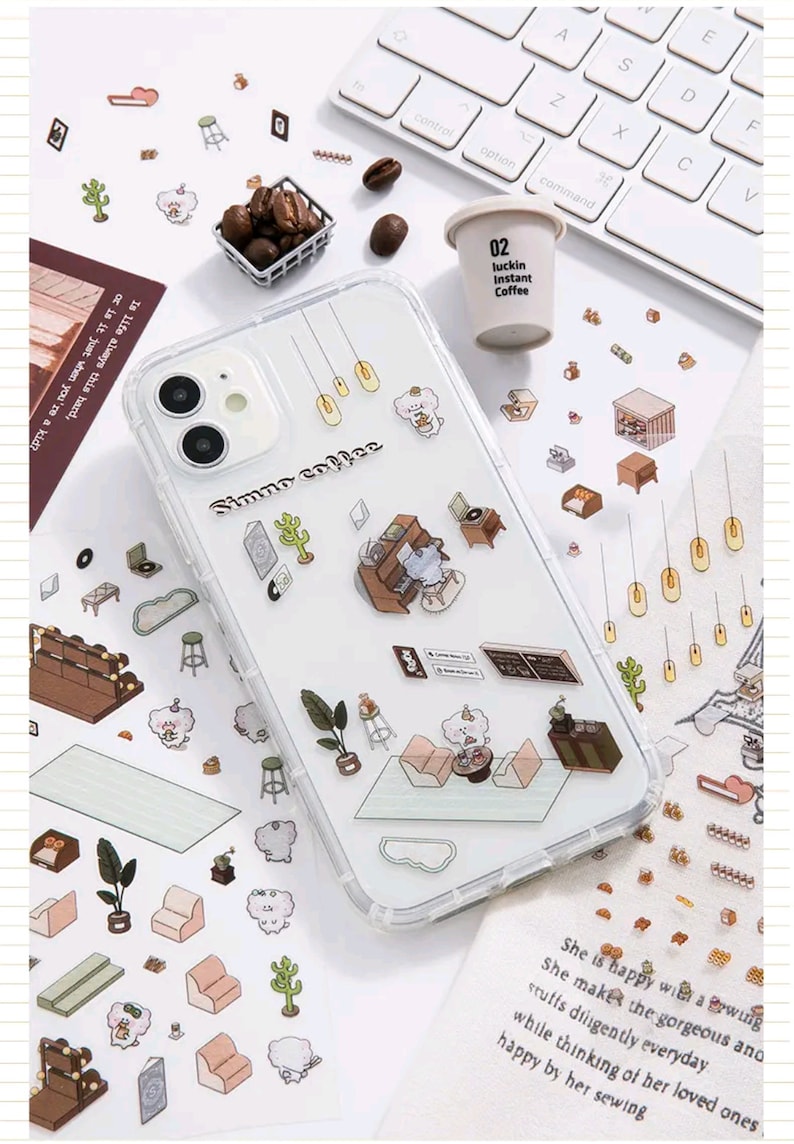 DIY Handmade Miniature 3D Sticker Scene Sets ,gift for Child ,miniature ...