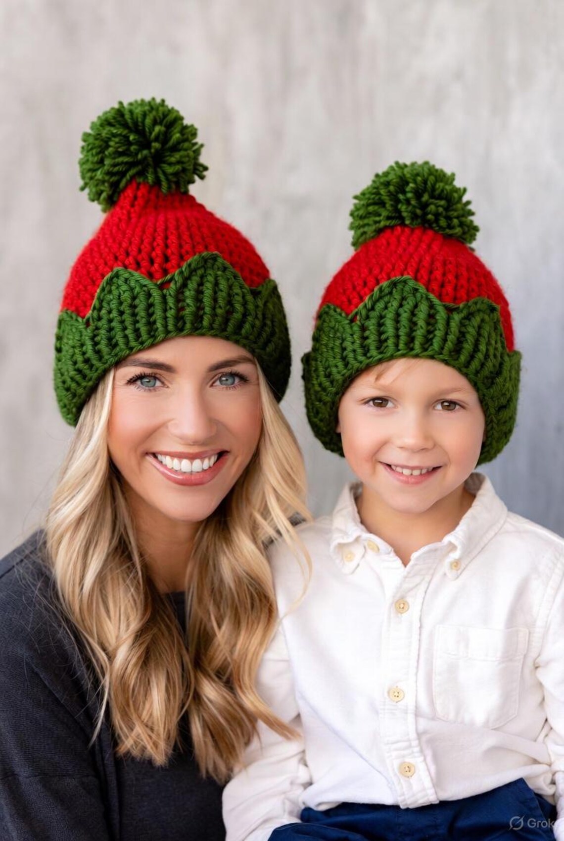 Christmas Elf Hat Pattern for Christmas Crochet Pattern | Matching ...