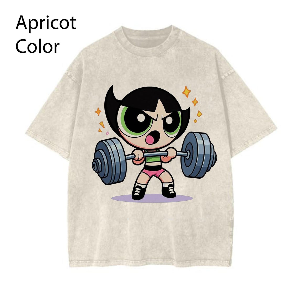 Powerpuff Girls Gym T-shirt, Weightlifting Strong Girl Tee - Etsy