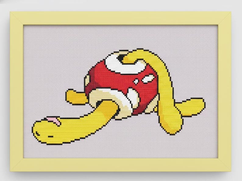 Shuckle (pokémon) – Patrón De Punto De Cruz - Etsy