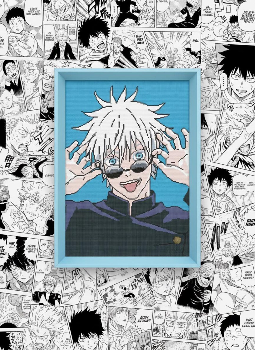 Cross Stitch Pattern / Satoru Gojo (anime: Jujutsu Kaisen) (manga ...