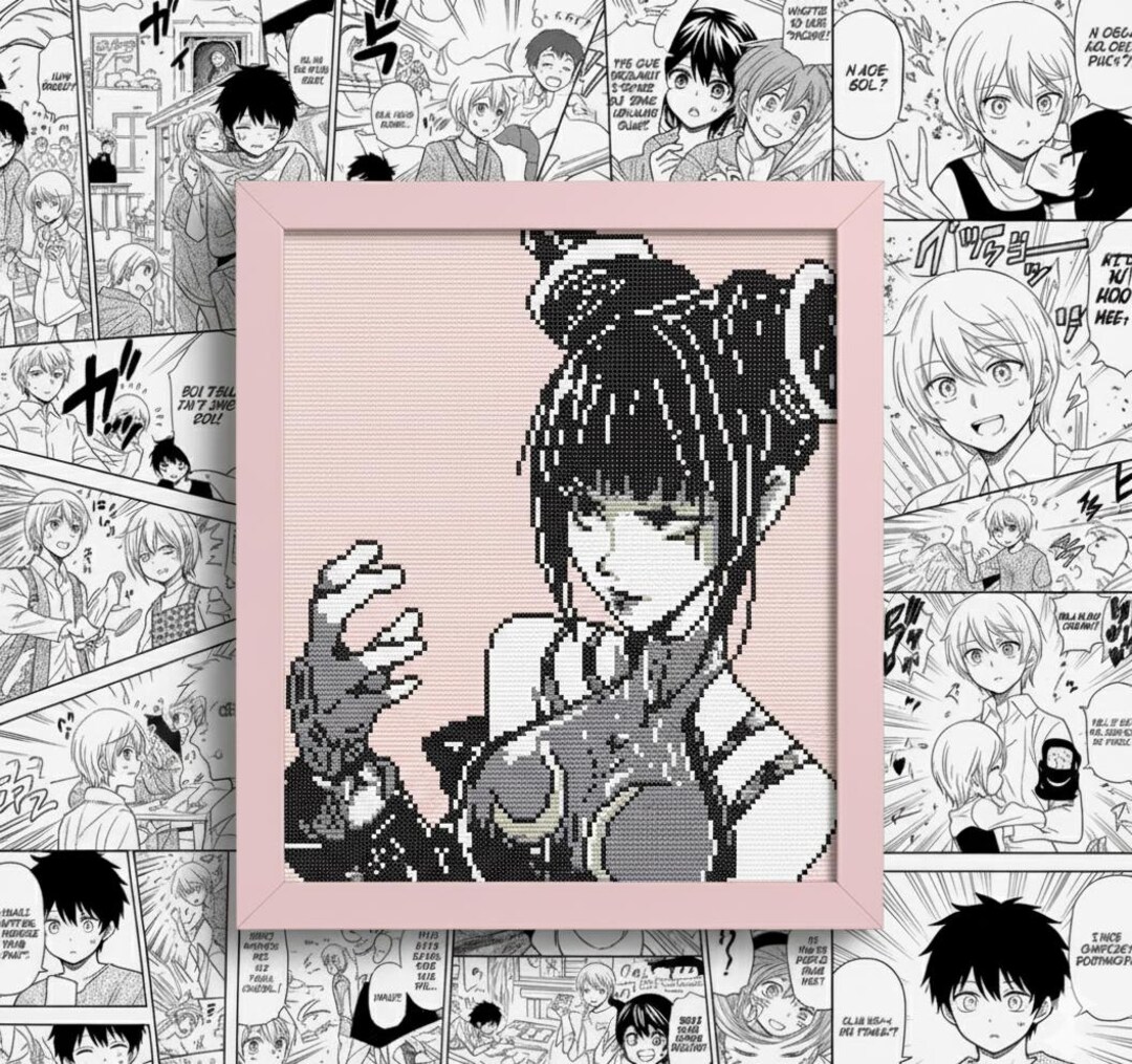 Cross Stitch Pattern / Chun-li (street Fighte) (manga) Manga and Anime ...