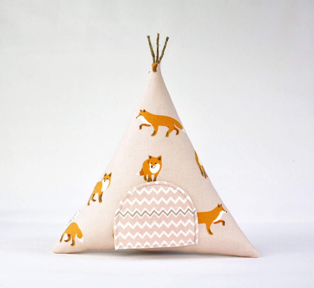 Tooth Fairy Pillow, Blush Tooth Fairy Teepee, Gift for Kids, Fox, Fox ...