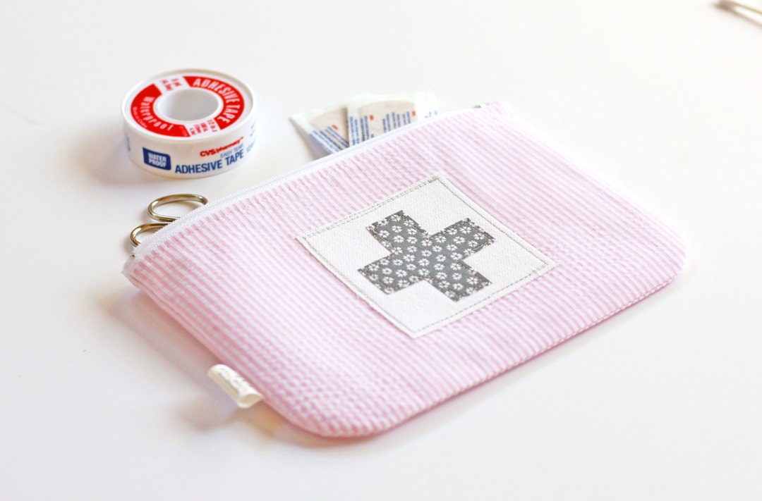 First Aid Zipper Pouch, Boo Boo Bag, Women's Accessories, Bandage Bag ...