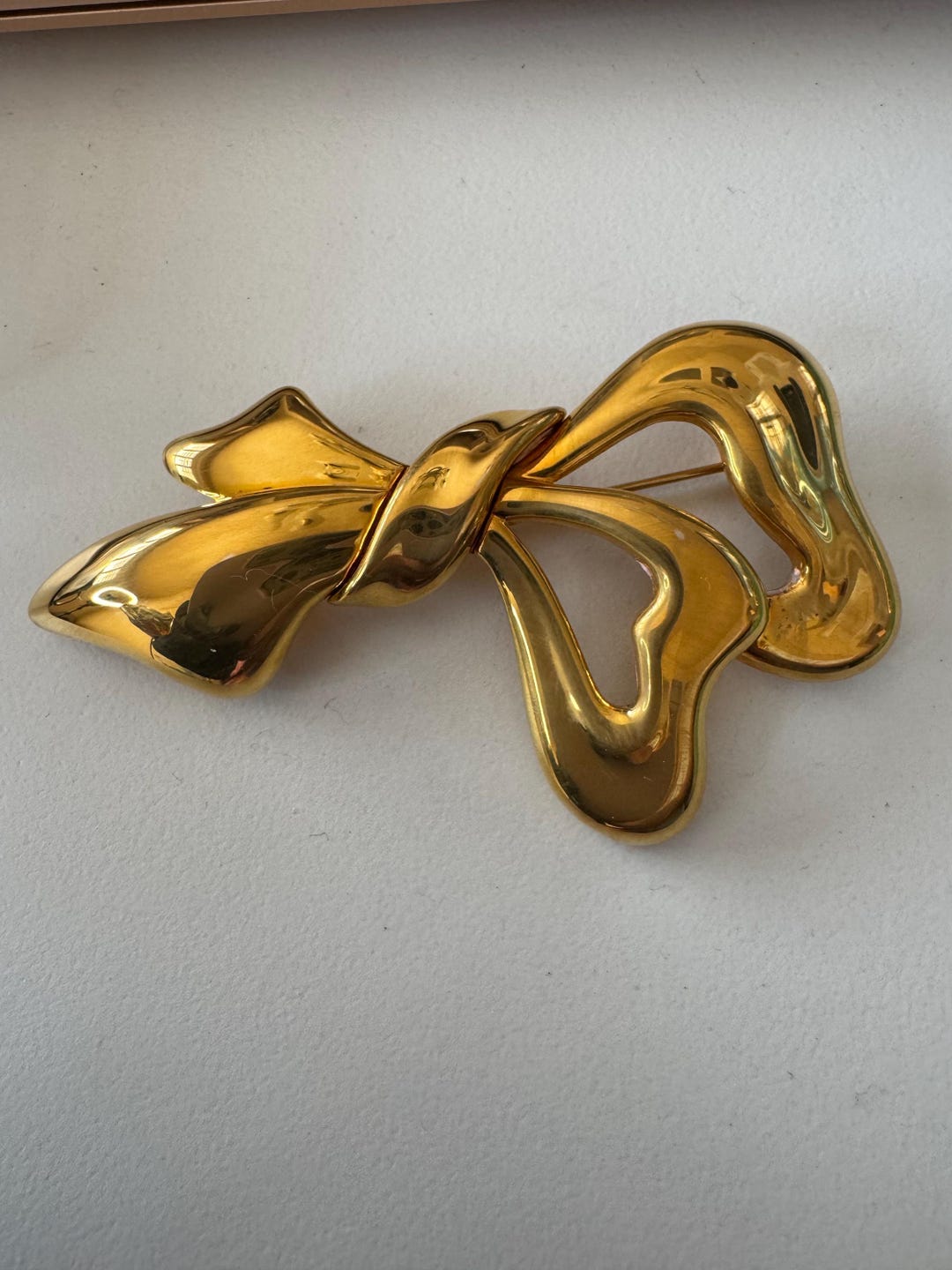 Monet Ribbon Bow Brooch. Vintage Monet Signed - Etsy