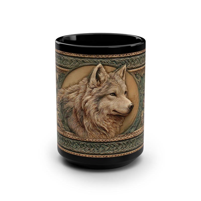 Ceramic Wolf Head - Etsy