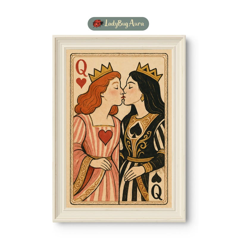 Lesbian Playing Card - Etsy