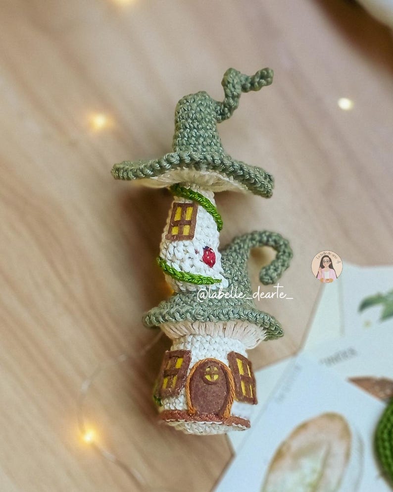 CROCHET PATTERN Fairy House Amigurumi | Crochet Fairy Cottage | Magical ...