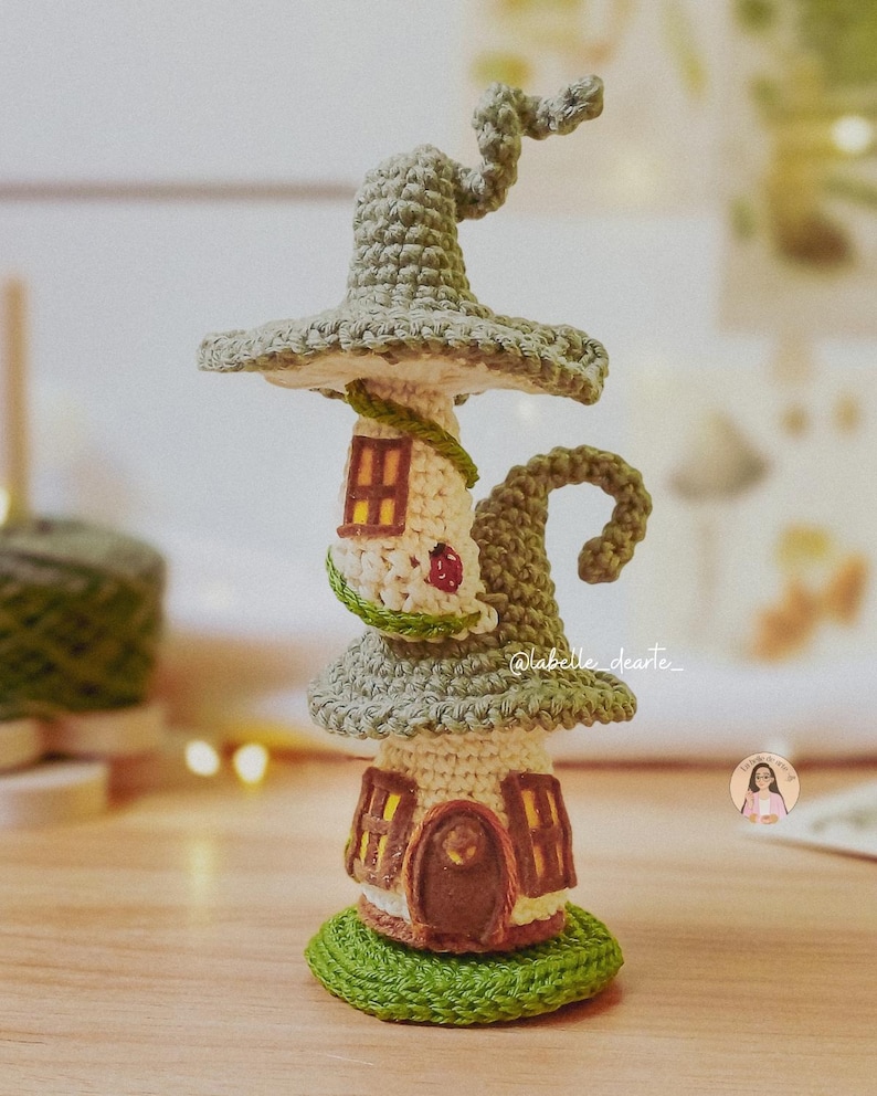 CROCHET PATTERN Fairy House Amigurumi | Crochet Fairy Cottage | Magical ...