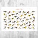 Warblers of North America Field Guide Art Print / Migratory Birds ...
