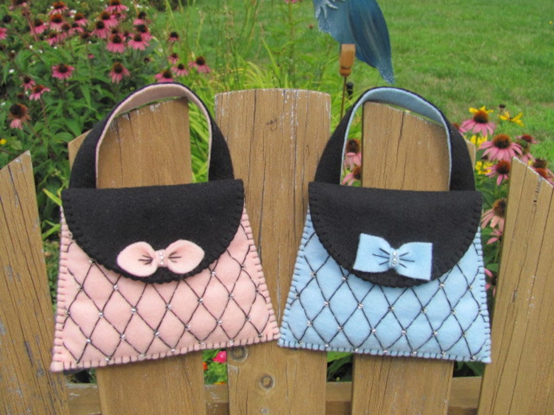 Princess Purse Little Girls Purse Pattern Felt Purse Pattern - Etsy