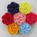Rose Tutorial TIFFANY ROSE No Sew Felt Rose Pattern Flower Pattern ...