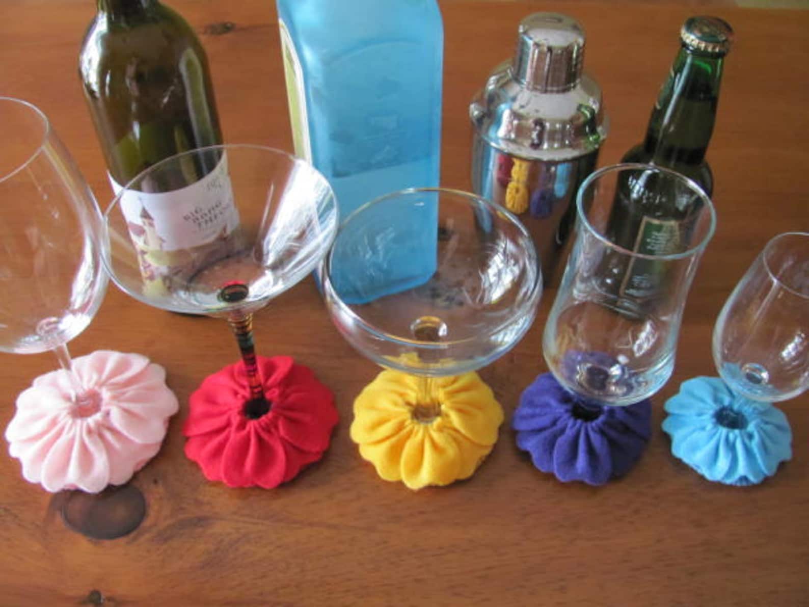 Stemware Coaster Tutorial, Wine Glass Slipper Tutorial, Wine Glass ...