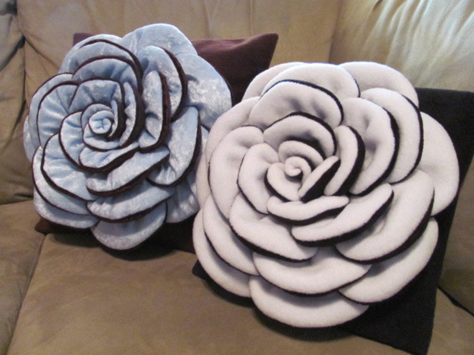 Decorative Pillow VICTORIA ROSE Flower Pattern Flower Pillow Pattern ...