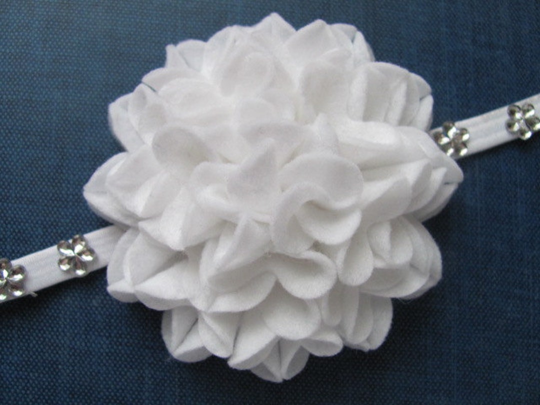 Felt Flower Pattern STARLETTE FLOWER No Sew Felt Flower Tutorial Brooch ...