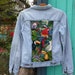 Tropical Birds Denim Adult Jacket Wearable Art Birds - Etsy