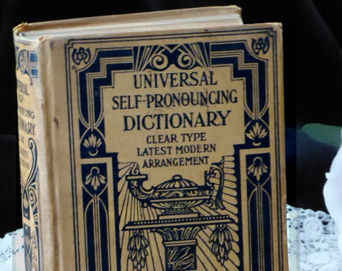 1915 Universal Self-pronouncing Dictionary - Etsy