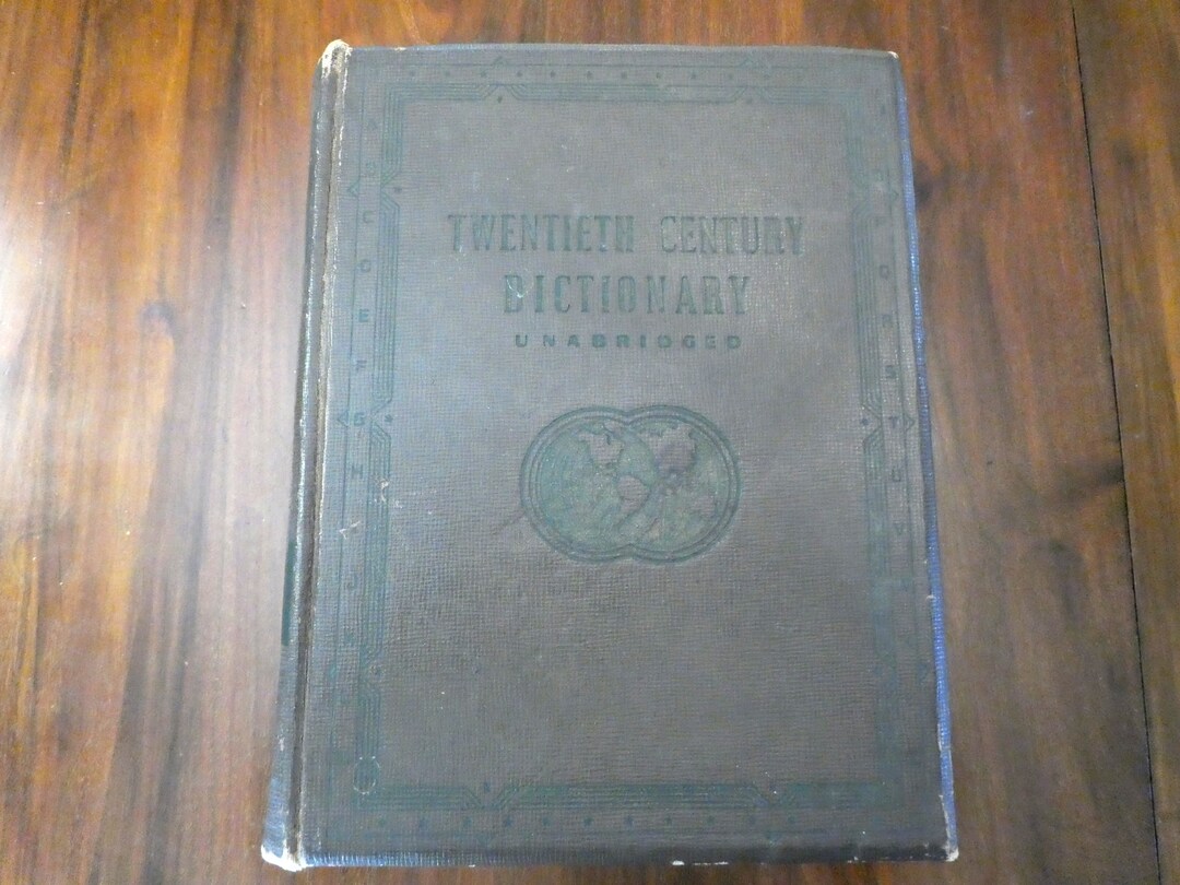 1939 Webster's Twentieth Century Dictionary Unabridged, Big WWII ...