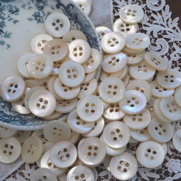 Buttons White - Etsy