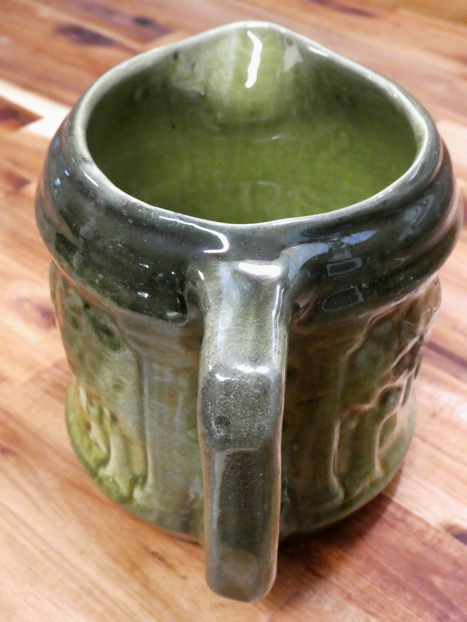 Antique Brush Mccoy Green Avenue of Trees Pitcher the Real Mccoy ...