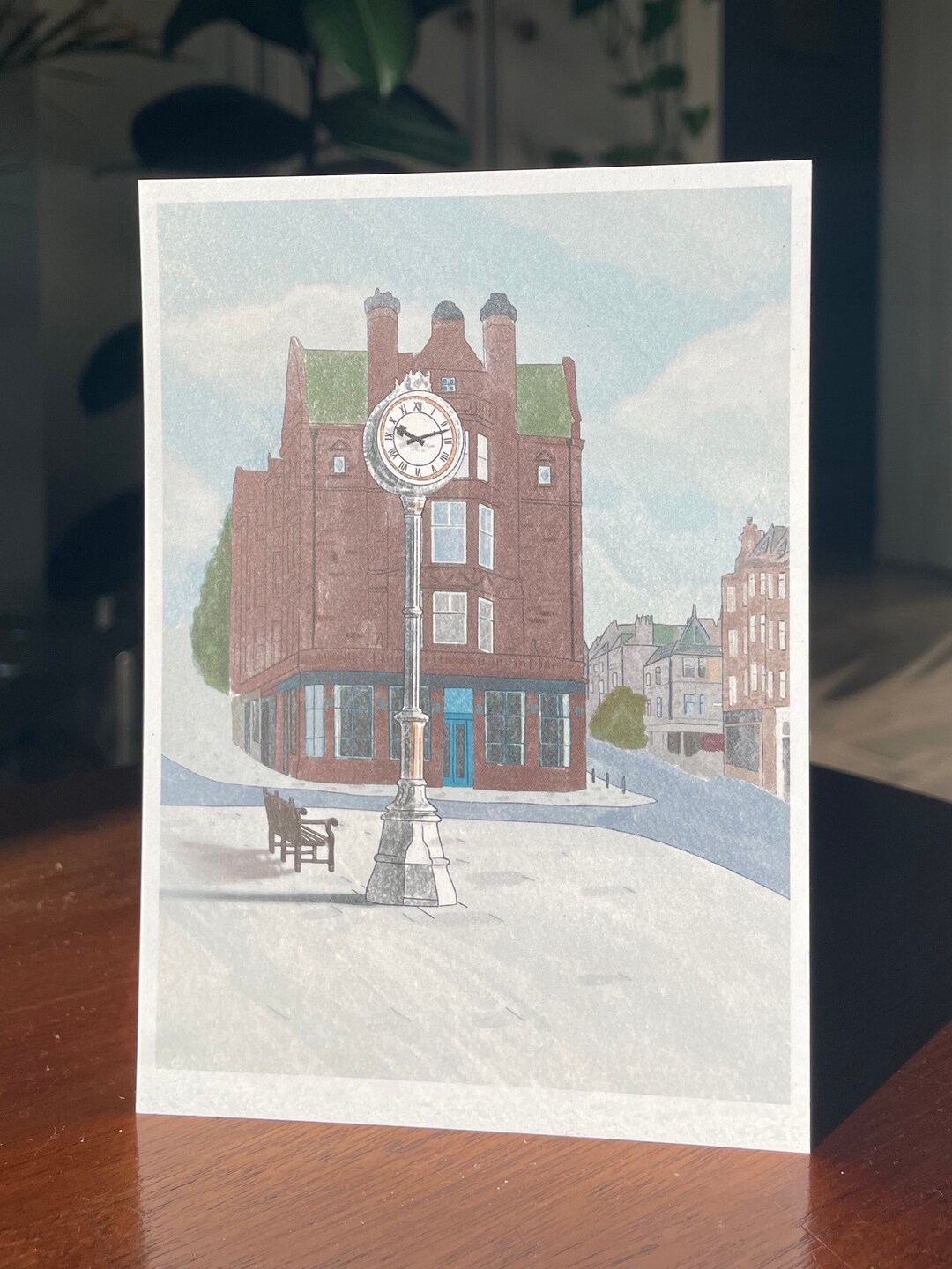 A Moment in Time Morningside Clock Edinburgh A6 Postcards - Etsy
