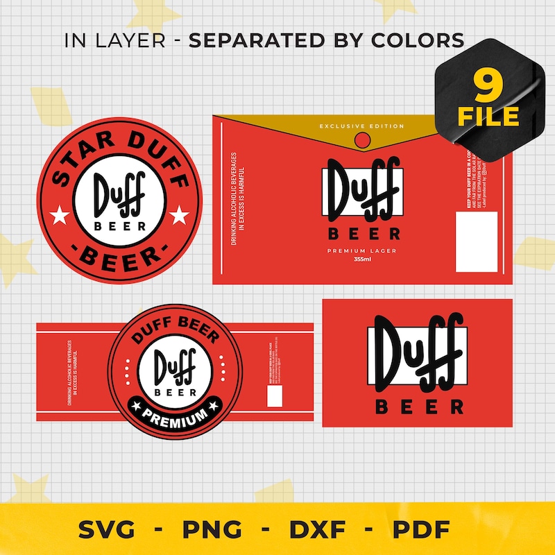 Duff Man Logo - Etsy